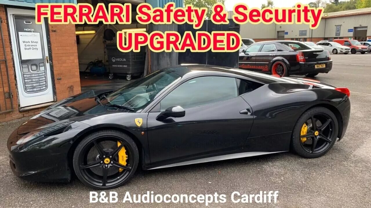 Ferrari Safety and Security Upgrades - B&B Audio Concepts